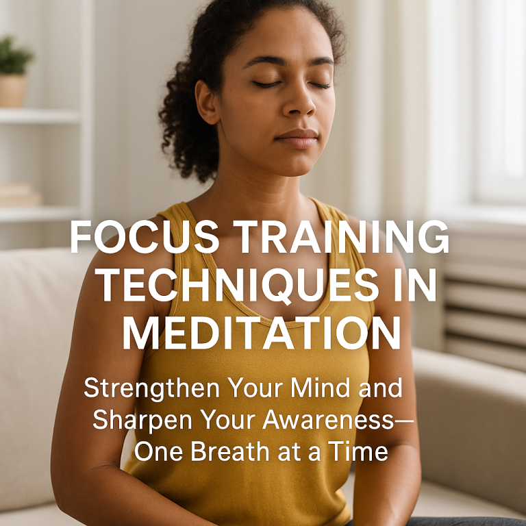 Focus Training Techniques in Meditation: How to Strengthen Attention ...